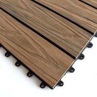 China Grey 300 X 300mm WPC DIY Decking Moisture Proof Wpc Wall Cladding Interior for sale