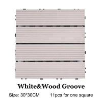 China Hard Oak WPC DIY Decking 300 X 23mm Balcony Outdoor Wpc Wall Cladding for sale