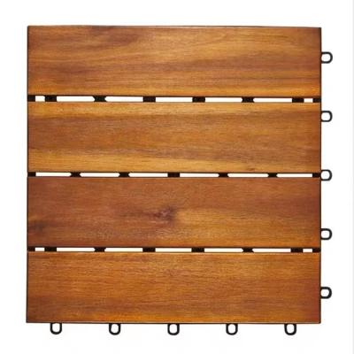 China WPC HDPE Diy Interlocking Deck Tiles Flooring Wpc Wood Plastic Composite Decking for sale
