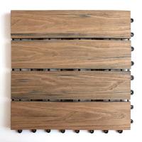 China Hard Oak WPC DIY Decking 300 X 23mm Balcony Outdoor Wpc Wall Cladding for sale