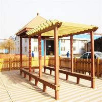 China 5.9M Outdoor Wood WPC Pergola Fungal Decay Prevention Waterproof for sale