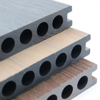 China Mold Resistant WPC Hollow Board Swimming Pool WPC Decking Tiles Waterproof Flooring for sale