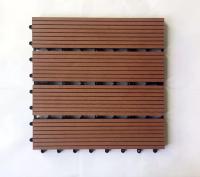 China WPC HDPE Diy Interlocking Deck Tiles Flooring Wpc Wood Plastic Composite Decking for sale