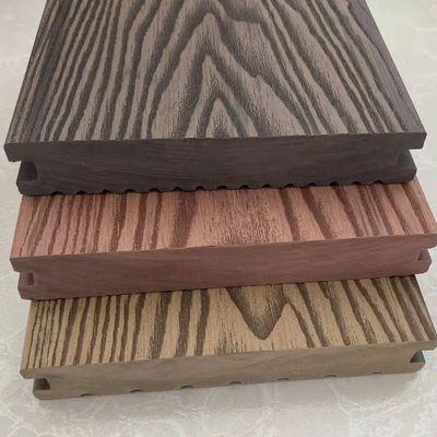 China 140 X 21mm WPC Solid Decking Plastic 25mm Wood Composite Sheets Laminate Flooring for sale