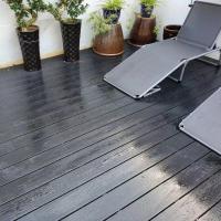 China Outdoor House Decorate Wood Plastic Composite Flooring Co Extruded Decking 50mm for sale