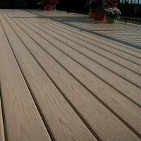 China 150 X 35mm Fireproof  Wpc Fence Panel Co Extrusion Composite Decking  Dampproof for sale