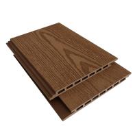 China 117 X 14MM Graphic WPC Wall Panel Wpc Outdoor Wall Cladding for sale