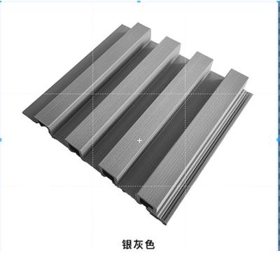 China 4m 5.8m Splitting Prevention WPC Wall Panel Outdoor White Composite Privacy Fence for sale