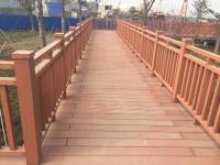 China Nontoxic Composite WPC Railing 100% Recyclable UV Resistance Vinyl Railing System for sale