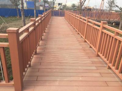 China Nontoxic Composite WPC Railing 100% Recyclable UV Resistance Vinyl Railing System for sale
