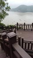 China 150 X 150mm 200 X 200mm WPC Railing Garden Wood Plastic Composite Fence for sale