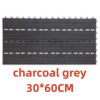 China 30 X 60CM Coffee WPC DIY Decking Solid Recycled Plastic Decking Boards for sale