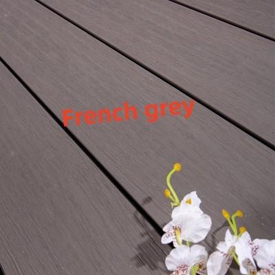China Salt Resistant WPC Co Extrusion Decking Plastic Deck Lumber 146 X 22mm for sale