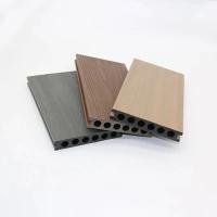 China Wpc Synthetic Landscape Timber Plastic Outdoor Decking Boards Fireproof for sale