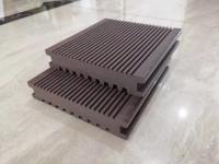 China 140 X 21mm WPC Solid Decking Plastic 25mm Wood Composite Sheets Laminate Flooring for sale