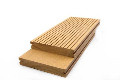 China 2M Good Malleability Solid Wpc Decking Wood Plastic Composite Board 106 X 20mm for sale