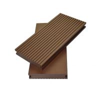 China 2M Good Malleability Solid Wpc Decking Wood Plastic Composite Board 106 X 20mm for sale