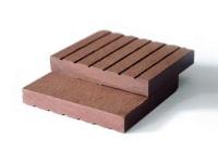 China Aging Resistant WPC Solid Decking Biodegradable Wpc Wood Decking 146 X 22mm for sale