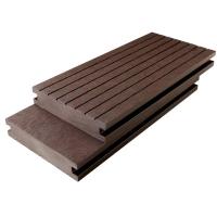 China Aging Resistant WPC Solid Decking Biodegradable Wpc Wood Decking 146 X 22mm for sale