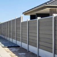 China Good Visual 146 X 22mm Composite Fencing Panels Composite Wood Fence Panels for sale