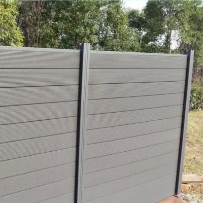 China 90 X 90mm WPC Fence Panels 120 X 120mm Security Composite Fencing Panels for sale