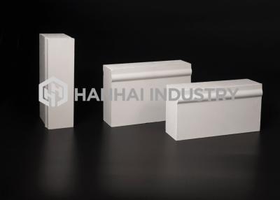 China Microcrystalline 85% Alumina Lining Brick / 70mm Alumina Refractory Bricks for sale