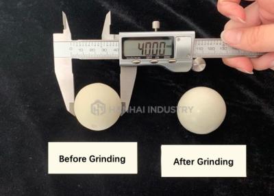 China 75% Mid-High Microcrystalline Alumina Ceramic Grinding Media Diameter 40mm High Density for sale