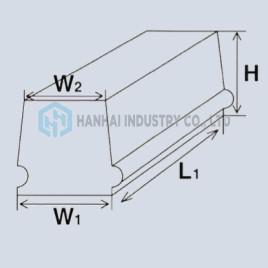 China Refractory 100mm Alumina Ceramic Lining Low Water Absorption Industrial for sale
