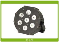 China Metallic Flat Par Can 7* 8W Quad RGBW, DMX most reliable and cost effective equipment LED Par Light Indoor for sale