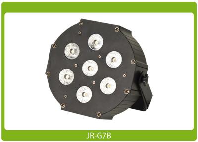 China Metallic Flat Par Can 7* 8W Quad RGBW, DMX most reliable and cost effective equipment LED Par Light Indoor for sale