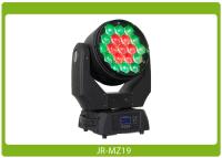 China Led Moving Head Light Wash Zoom 19X15W 7-60 Degree RGBW(4IN1) Black for sale