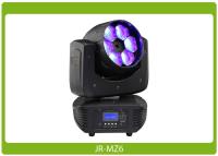 China Flicker Free Projection 6x15W, RGBW 4-in-1 Moving Head Zoom Lavage LED Moving Head Light for sale