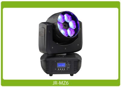 China Flicker Free Projection 6x15W, RGBW 4-in-1 Moving Head Zoom Lavage LED Moving Head Light for sale