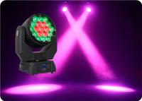 China Best Sellers 19×15W LED Wash Moving Head Light with Zoom 7-60 Degree LED Moving Head Light for sale