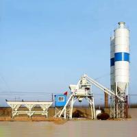 China Small Footprint 50m3/h Stationary Concrete Batching Plant Modular Design for sale