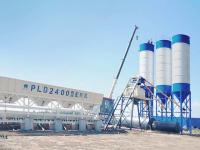 China 60-180M3/H Fully Automatic PLC Control Concrete Batching Plant With Belt Conveyor Type for sale