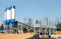 China Easy Installation HZJS35 Stationary Concrete Mixing Plant 35m3/h For Road Construction for sale