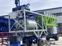 China PLD3200 75m3/h Automatic Mobile Concrete Mixing Plant For Concrete Mixing / Material Management for sale