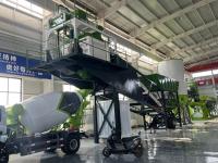 China Automatic Mobile Concrete Batching Plant 75m³/h Productivity With Skip Hoist Feeding for sale
