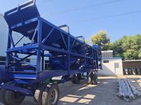 China 25-180 m³/h Mobile Concrete Batching Plant Quick Transition Flexible Deployment For Construction Projects for sale