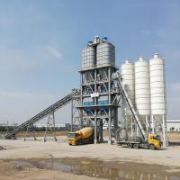China HZS120 120m3/h Belt Conveyor Concrete Batching Plant Fully Automatic Concrete Mixing Plant for sale