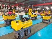 China Hydraulic Drive Double Drum Vibratory Roller 6.3KW Power For Efficient Compaction for sale