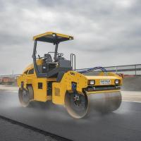 China Hydraulic Drive Double Drum Vibratory Roller 6.3KW Power For Efficient Compaction for sale