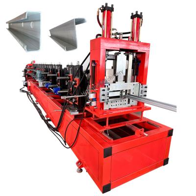 China PLC Control Full Automatic C Purlin Forming Machine With 0.3-0.8mm Rolling Thickness for sale