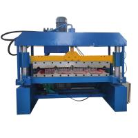 China Howann Automatic IBR Trapezoidal Roof Roll Forming Machine with 15 m/min Max Speed and 0.3–0.8 mm Processing Thickness for sale