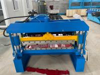 China Automatic Gear / Motor Barrel Corrugated Roofing Sheet Machine 7.5KW for sale