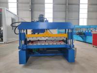 China Automatic Gear / Motor Barrel Corrugated Roofing Sheet Machine 7.5KW for sale