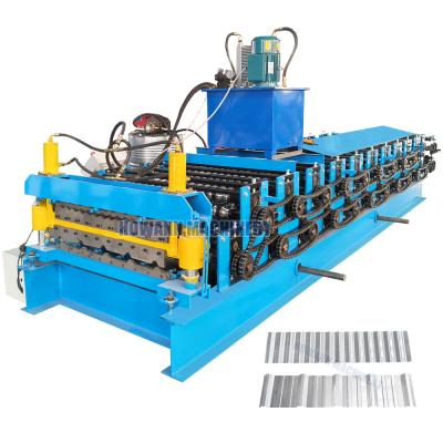 China Howann High-Efficiency Double Layer Roll Forming Machine with 15 m/min Max Production Speed and 350H Steel Base Chassis for sale