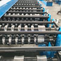 China Howann High-Efficiency Double Layer Roll Forming Machine with 15 m/min Max Production Speed and 350H Steel Base Chassis for sale