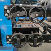 China Howann Automatic Roll Forming Machine with 350H Steel Base Chassis, 80mm Roller Shafts, and Touchscreen PLC for Color Coated Roof Sheets for sale